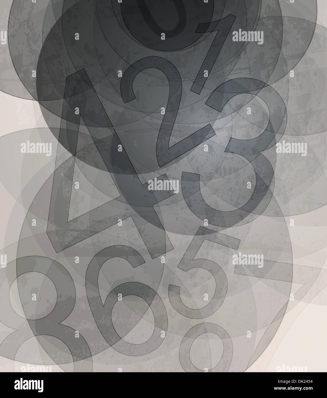 Compositions of colored number. abstract background Stock Vector Image ...