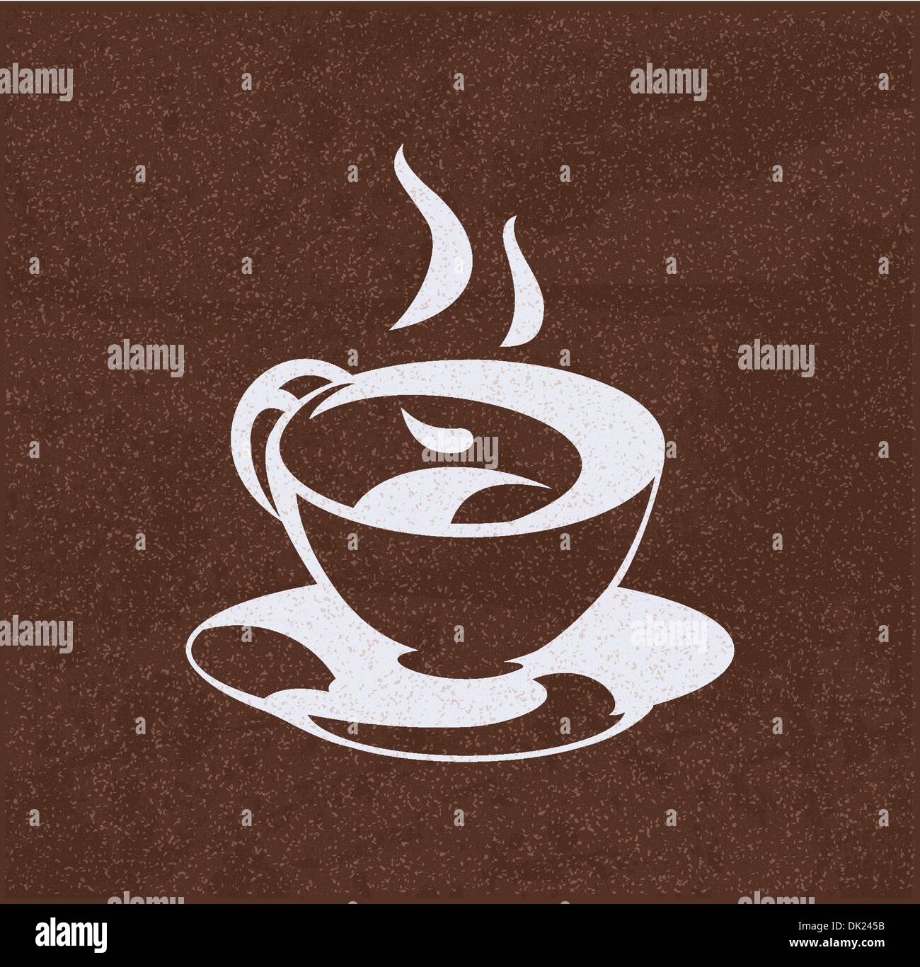 Rustic retro coffee shop sign Stock Vector Images - Alamy