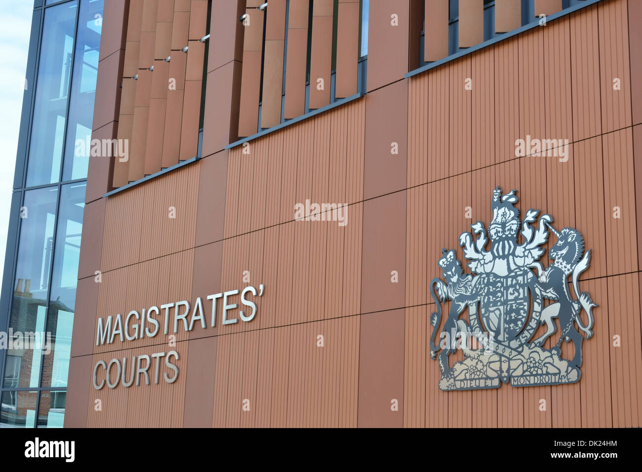 magistrates courts sign Stock Photo - Alamy