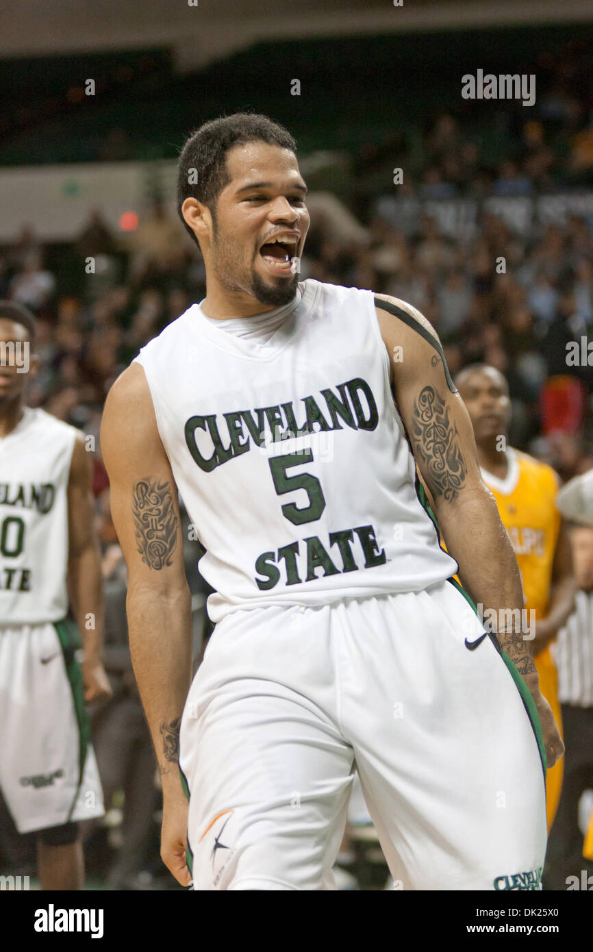 Feb. 3, 2011 - Cleveland, Ohio, U.S - Cleveland State forward Jeremy ...