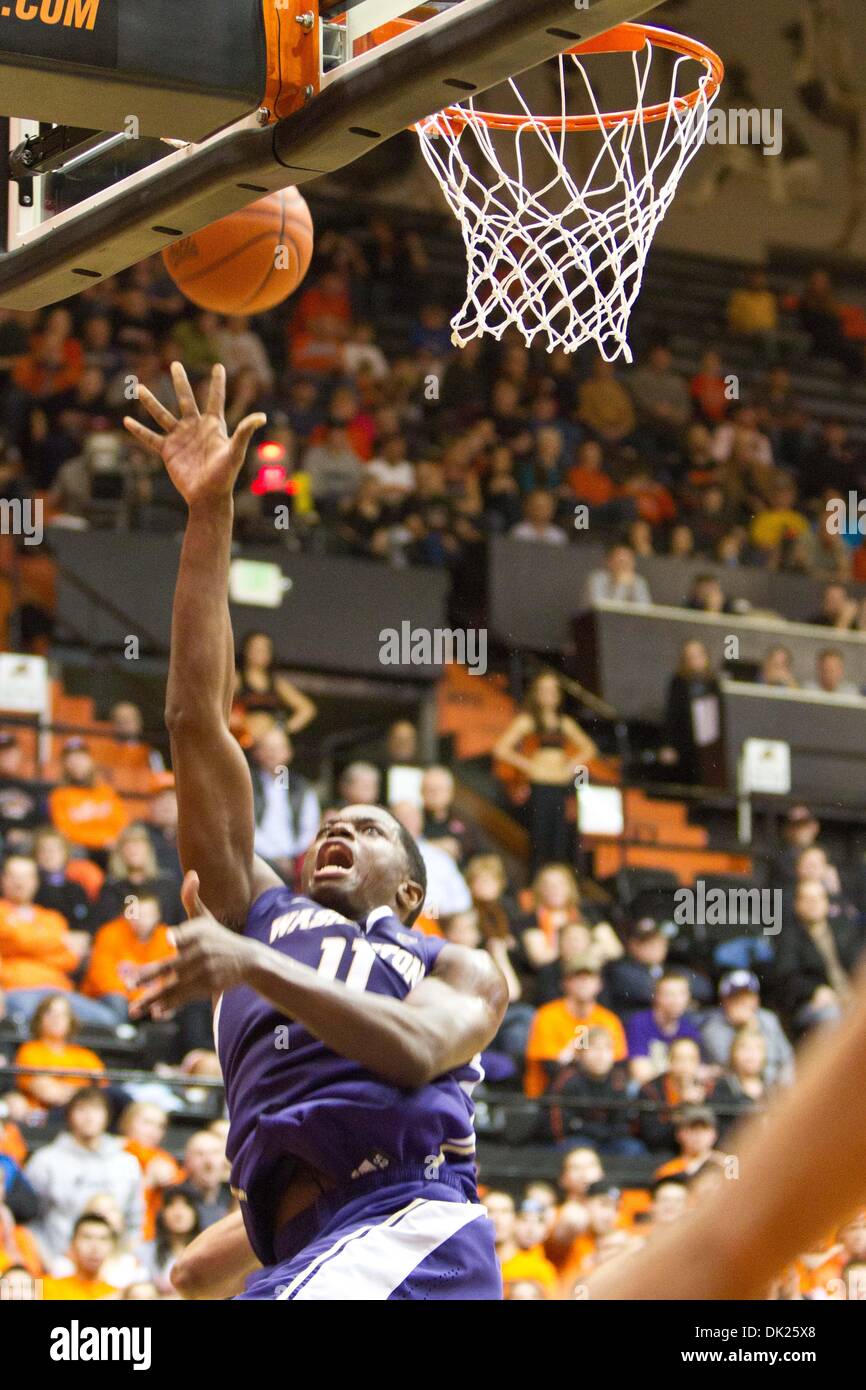 Feb. 3, 2011 - Corvallis, Oregon, United States of America - Washington ...
