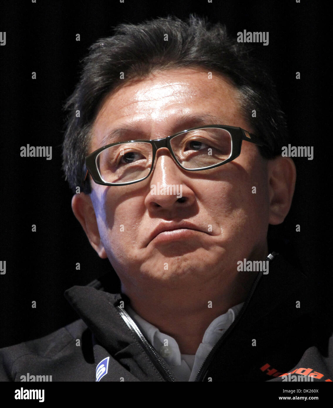 Feb. 4, 2011 - Yokohama, Japan - President of Honda Racing Corporation ...