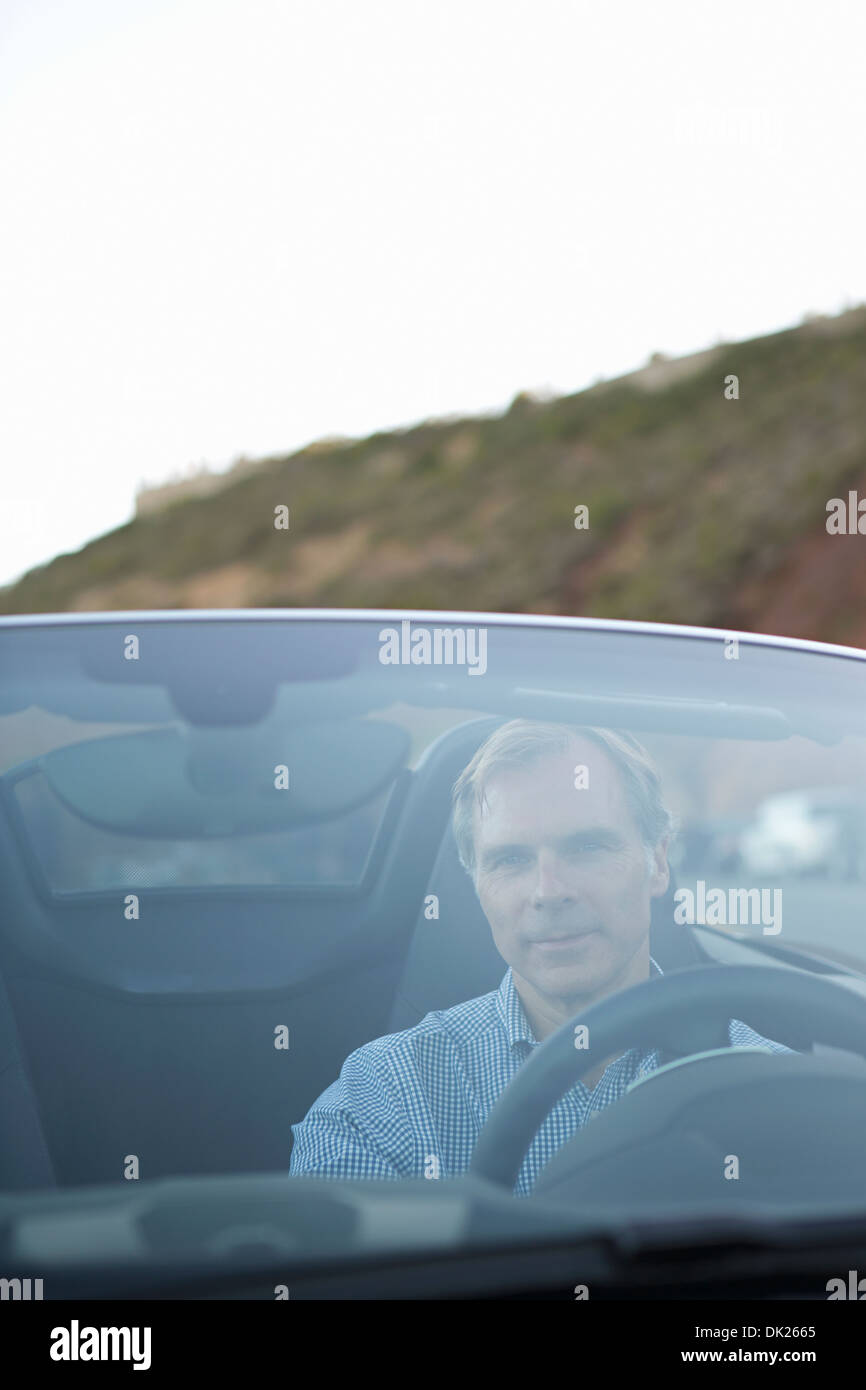 Man car driving hi-res stock photography and images - Alamy