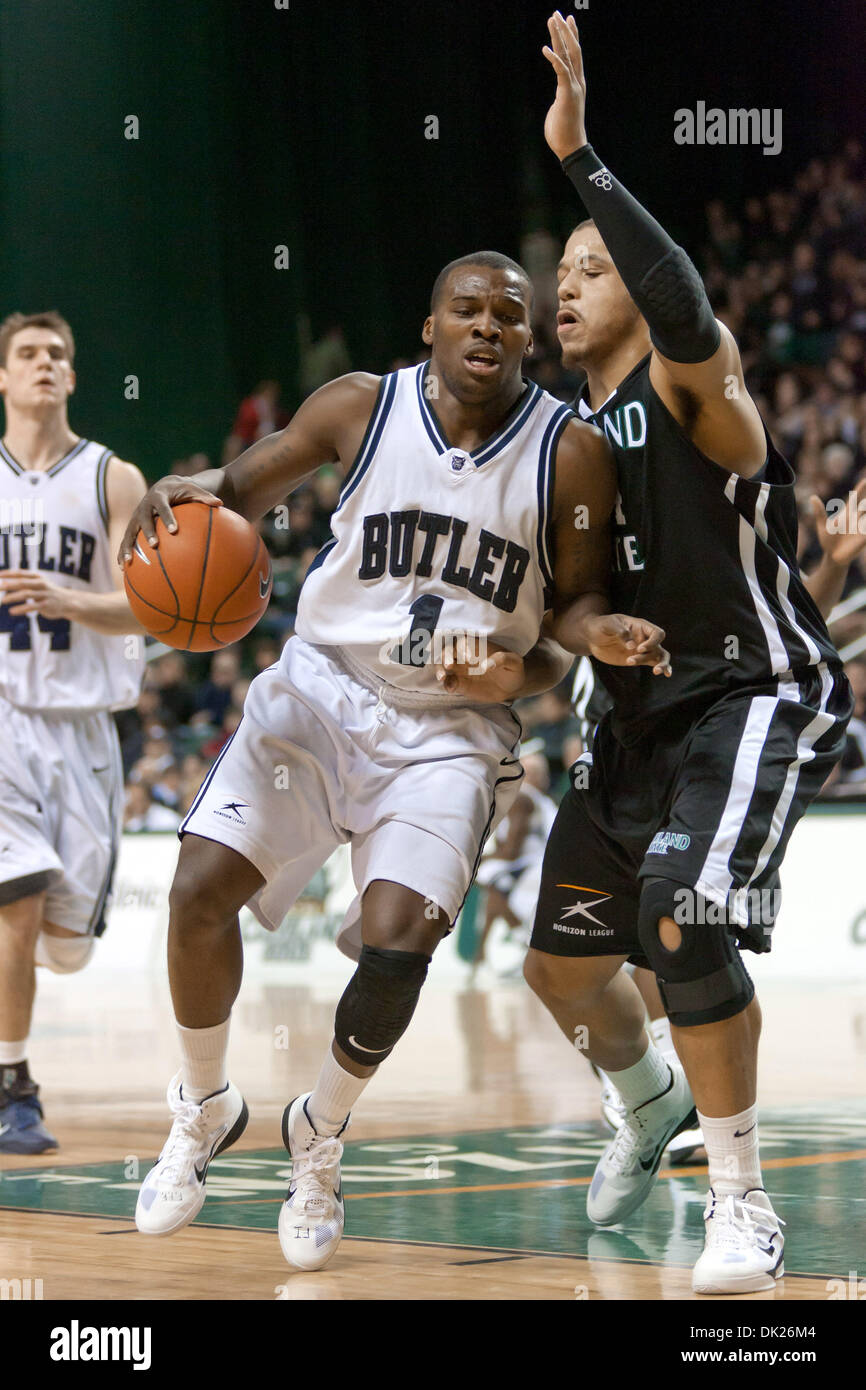Feb. 5, 2011 - Cleveland, Ohio, U.S - Butler guard Shelvin Mack (1) is ...