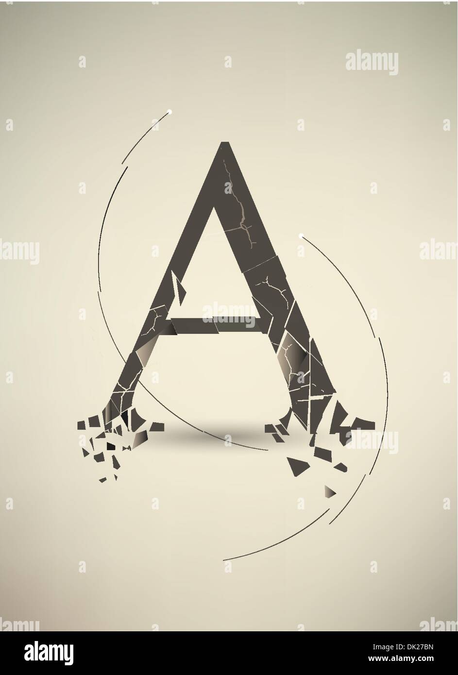 Old destroyed window Stock Vector Images - Alamy