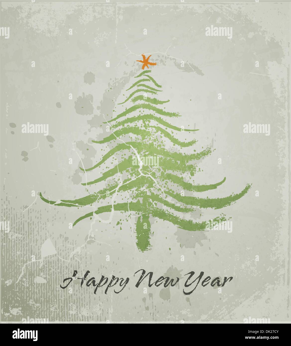 Christmas tree grunge background Stock Vector Image & Art - Alamy