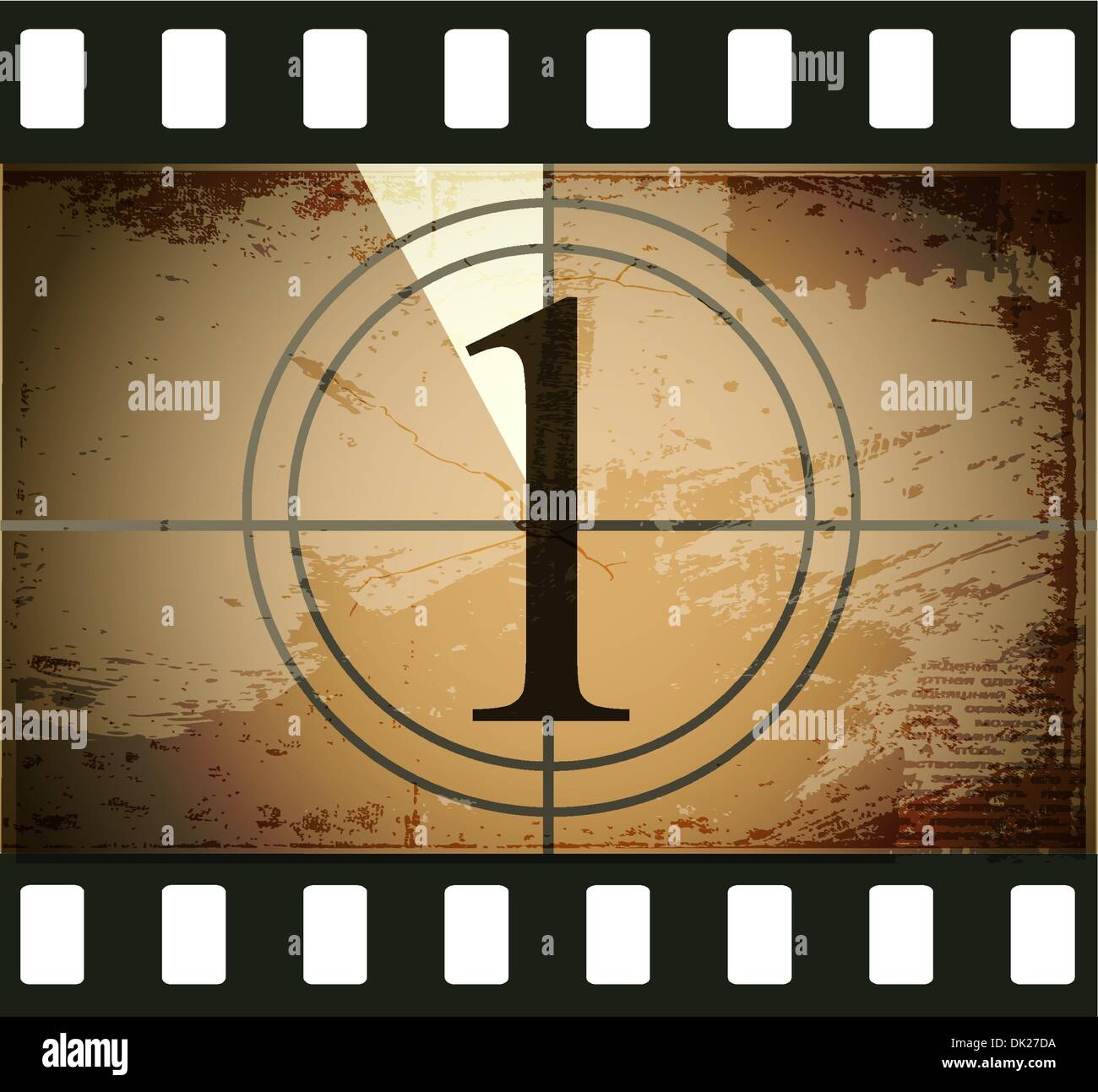 Grunge film countdown Stock Vector Image & Art - Alamy