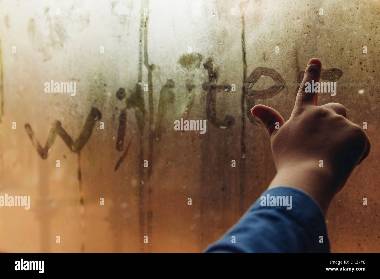 Writing on glass condensation hi-res stock photography and images - Alamy