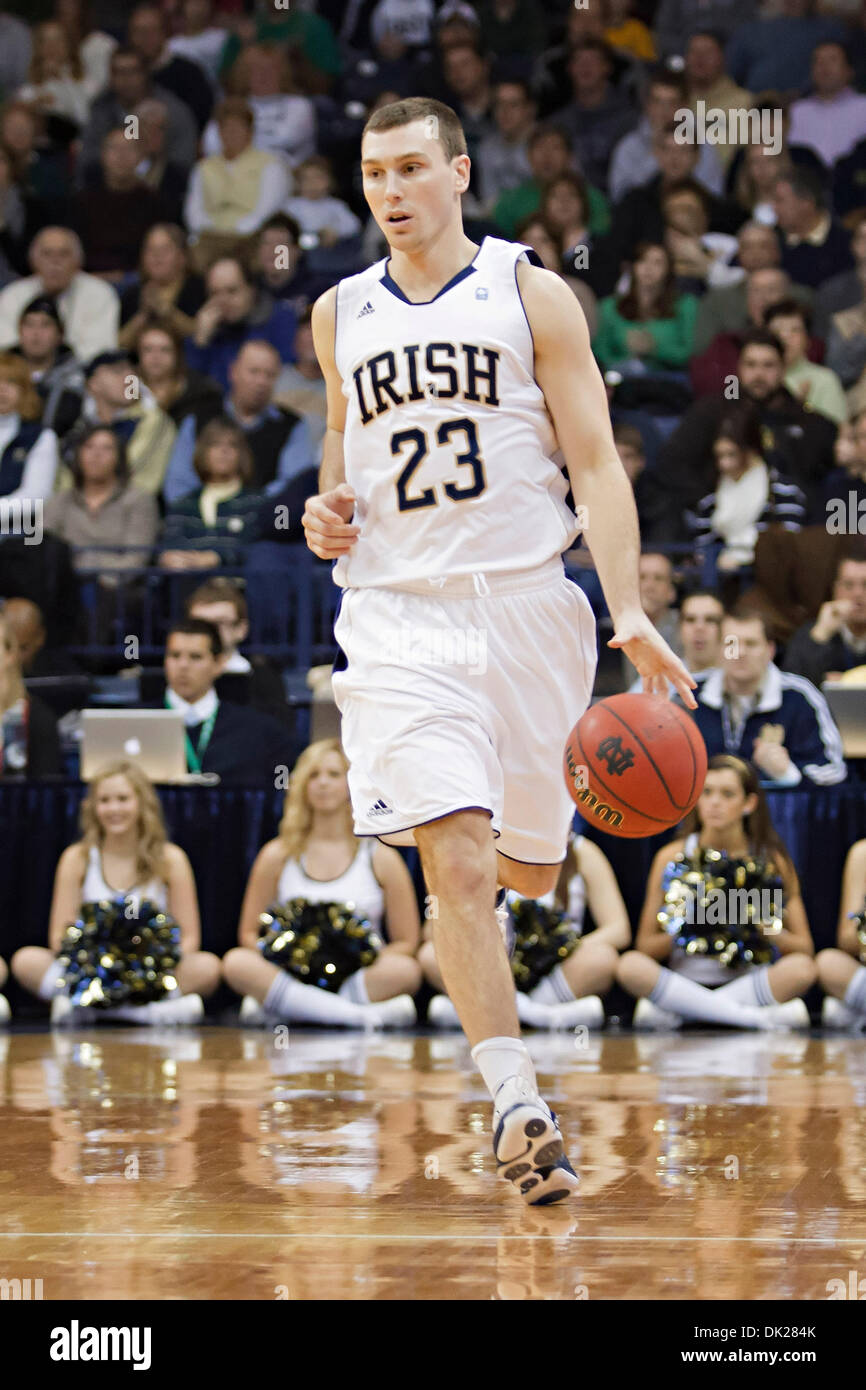 Feb. 6, 2011 - South Bend, Indiana, U.S - Notre Dame guard Ben ...
