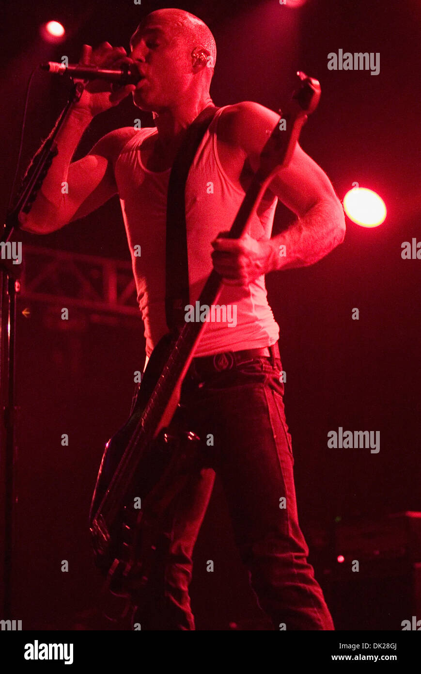 Las Vegas, Nevada, USA. 1st Dec, 2013. Bassist/ vocalist Bret Bollinger ...