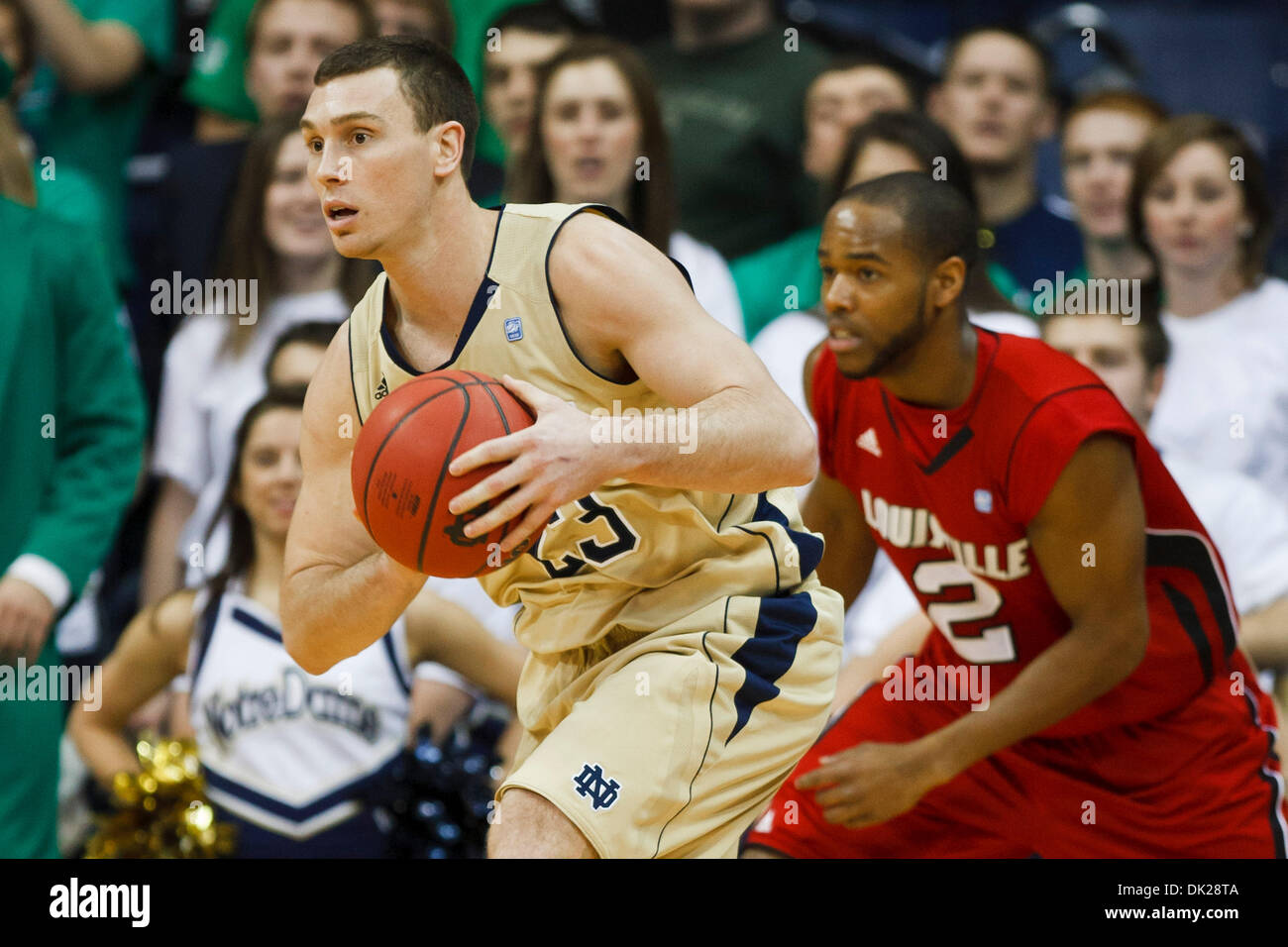 Feb. 9, 2011 - Notre Dame, Indiana, U.S - Notre Dame guard Ben ...