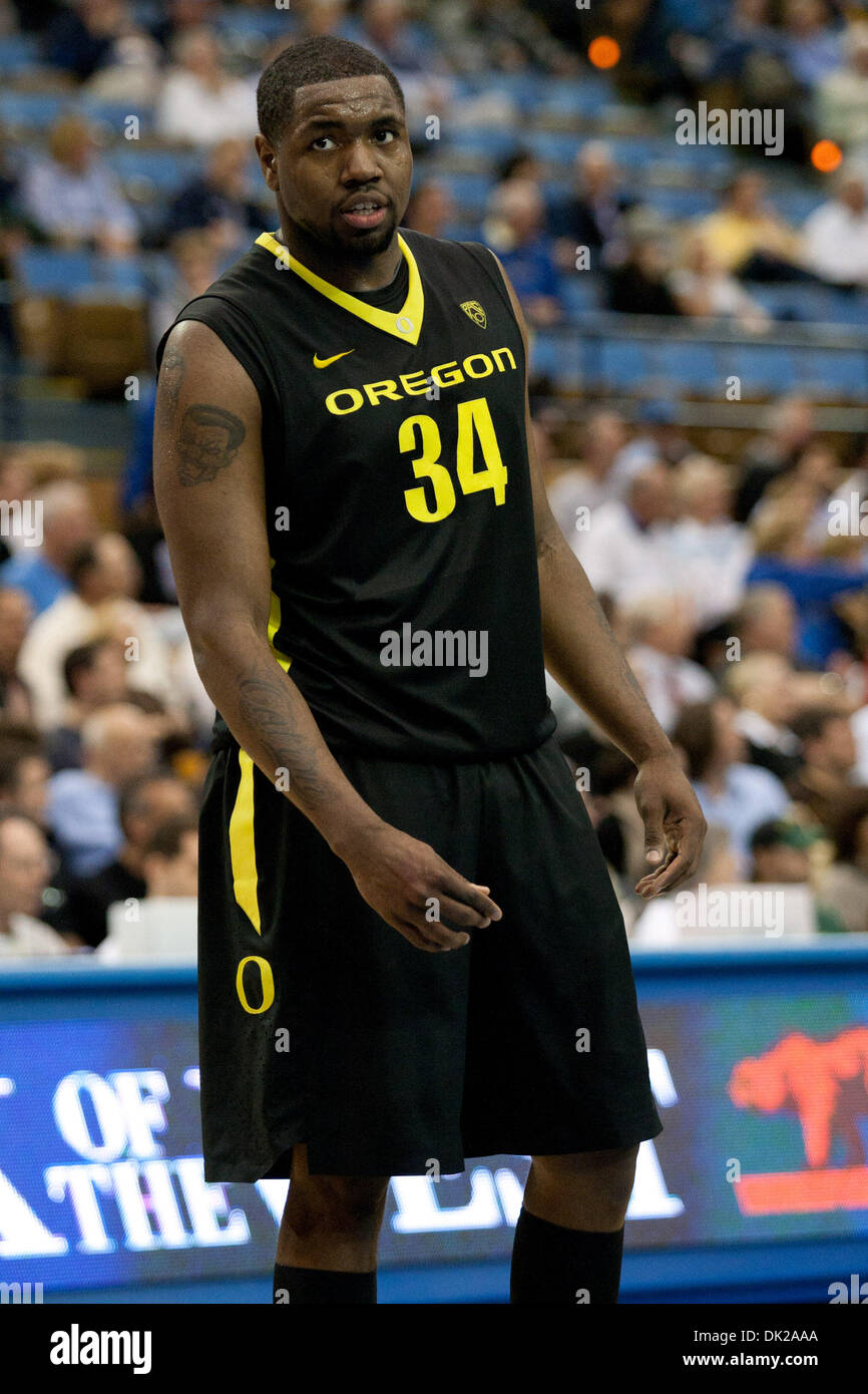 Feb. 10, 2011 - Westwood, California, U.S - Oregon Ducks forward Joevan ...