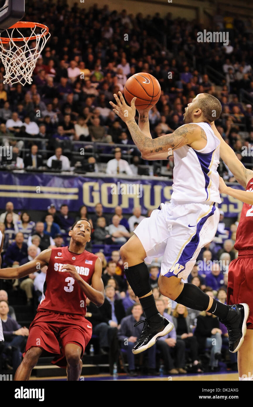 Feb. 12, 2011 - Seattle, Washington, U.S - Washington Huskies guard ...