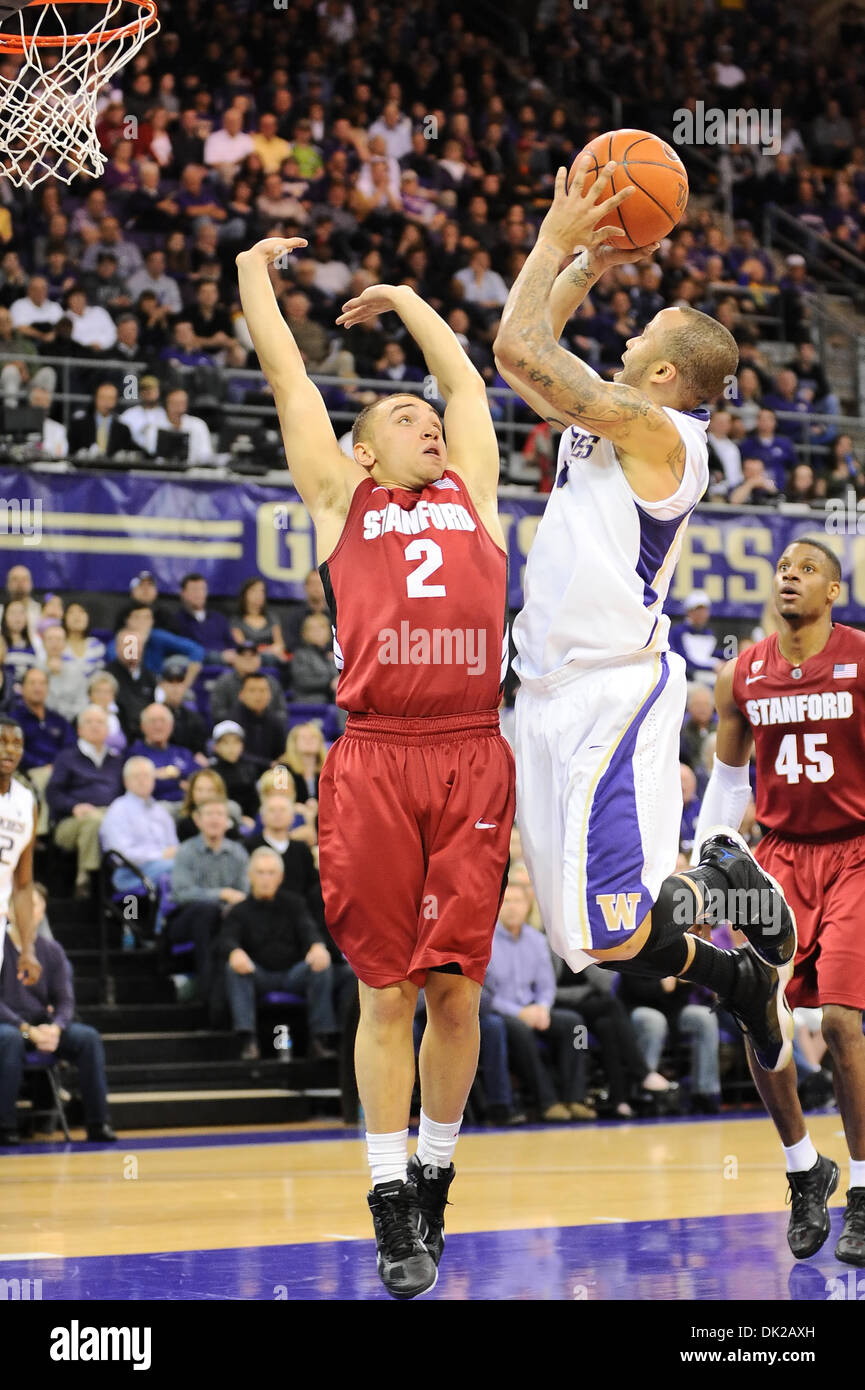 Feb. 12, 2011 - Seattle, Washington, U.S - Washington Huskies guard ...