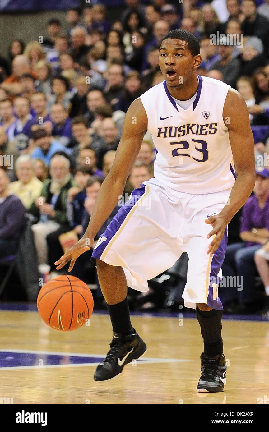 Feb. 12, 2011 - Seattle, Washington, U.S - Washington Huskies guard C.J ...