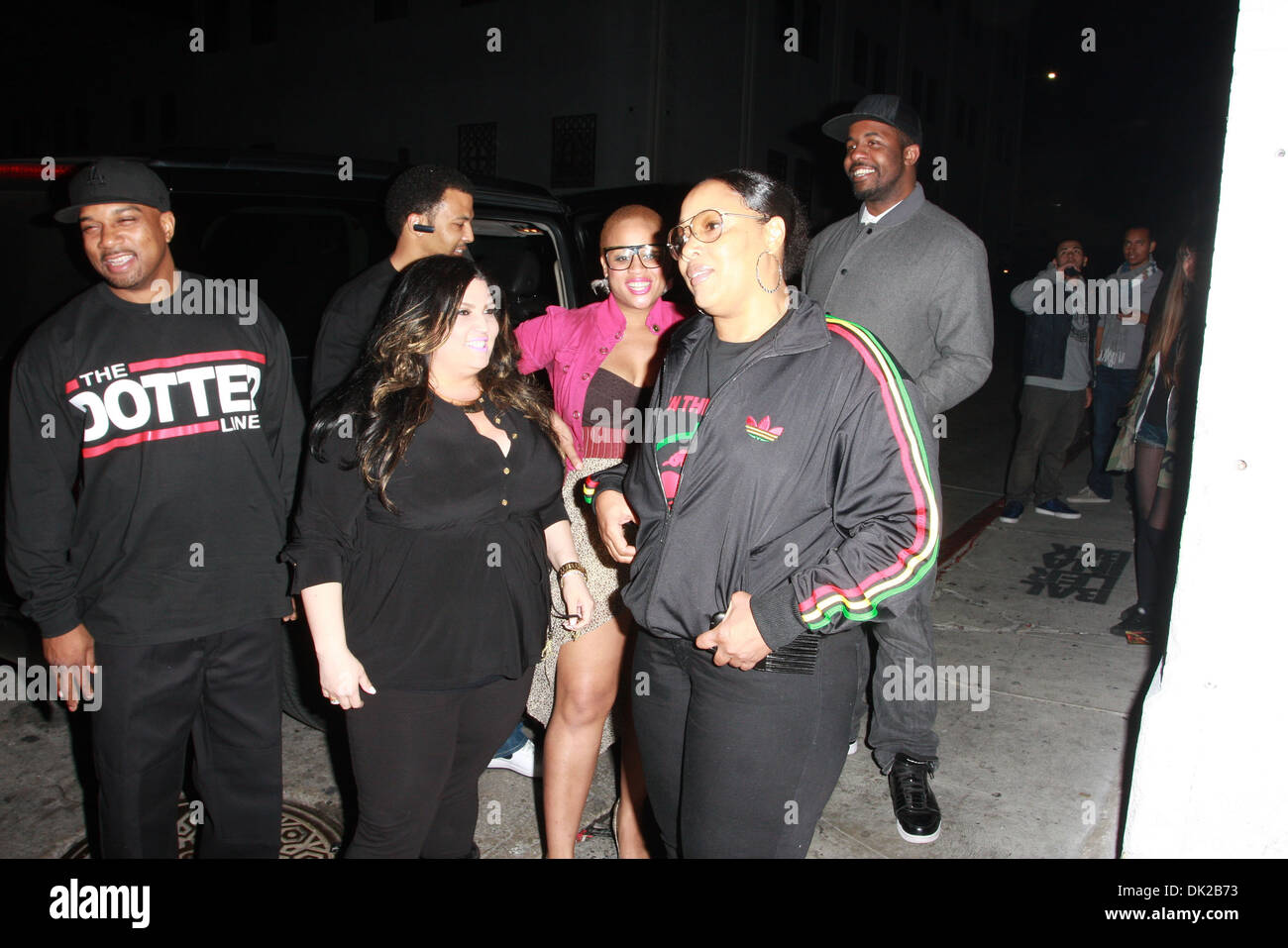 Hip Hop artists Toni Monroe and Lady of Rage perform at Dim Mak Studios ...