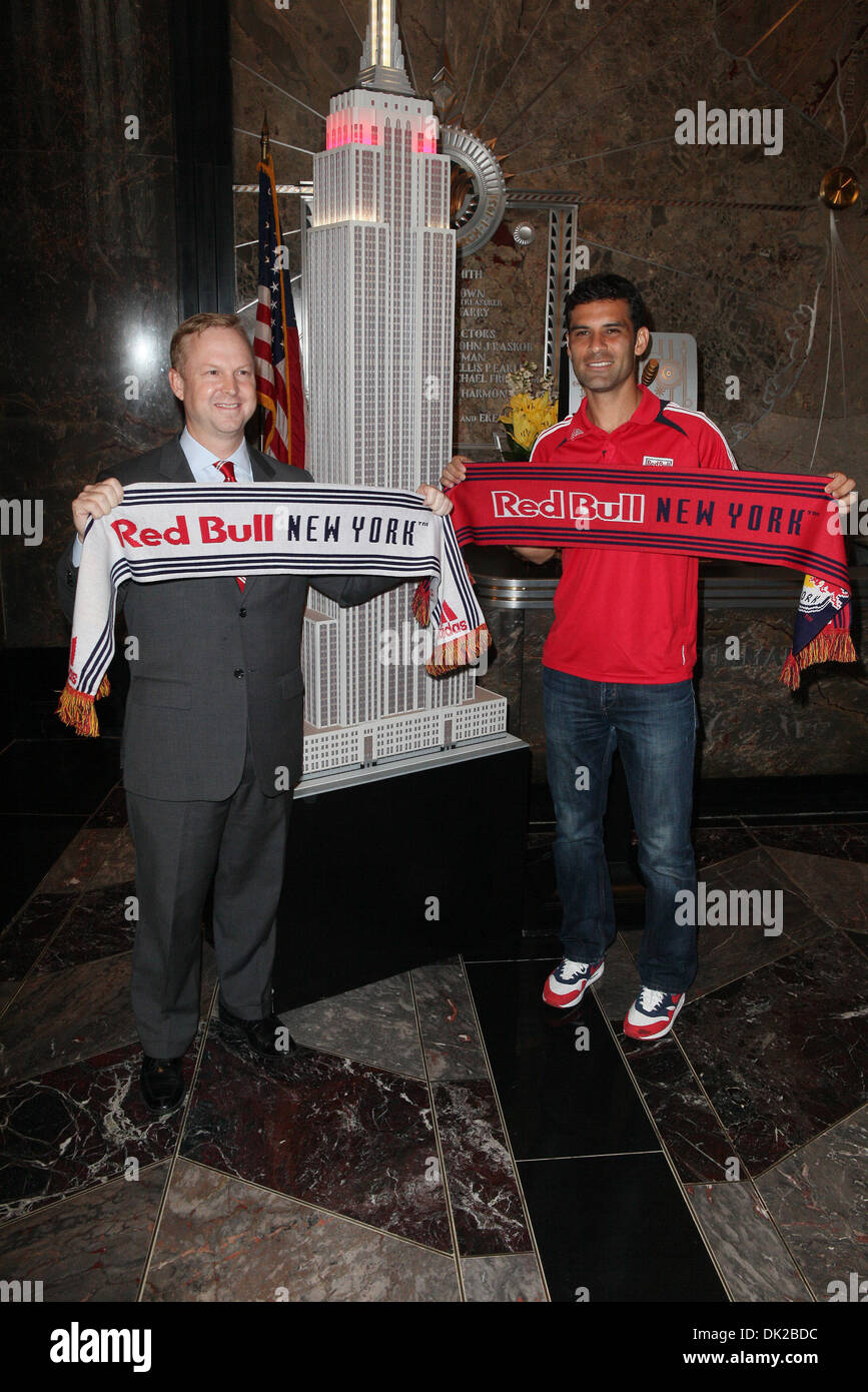 Chris Heck and Rafa Marquez Red Bulls Midfielder Rafa Marquez lights he ...