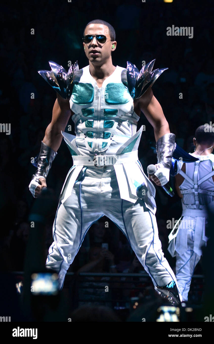 Marvin Humes of JLS performing at The O2 Dublin, Ireland - 09.04.12 ...