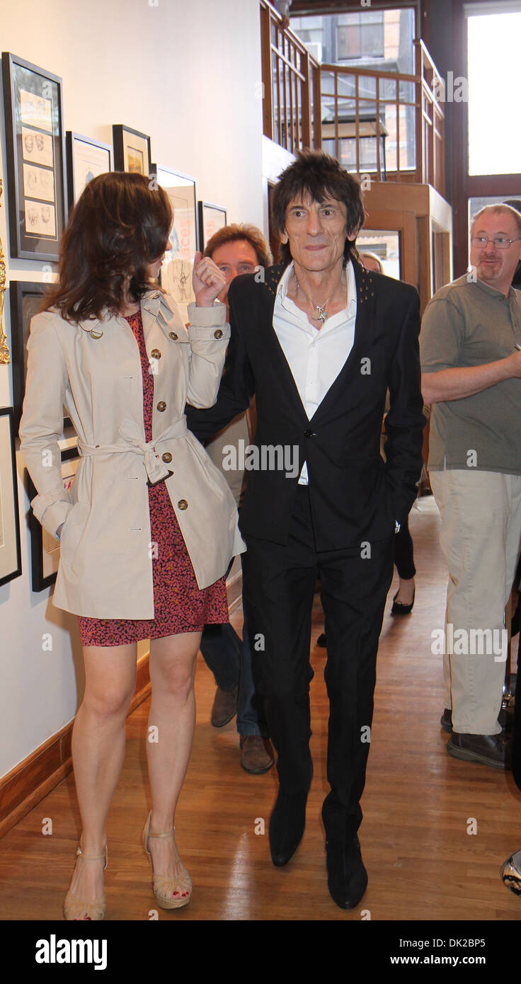 Sally Humphreys Ronnie Wood Rocker/Artist Ronnie Wood of Rolling Stones ...