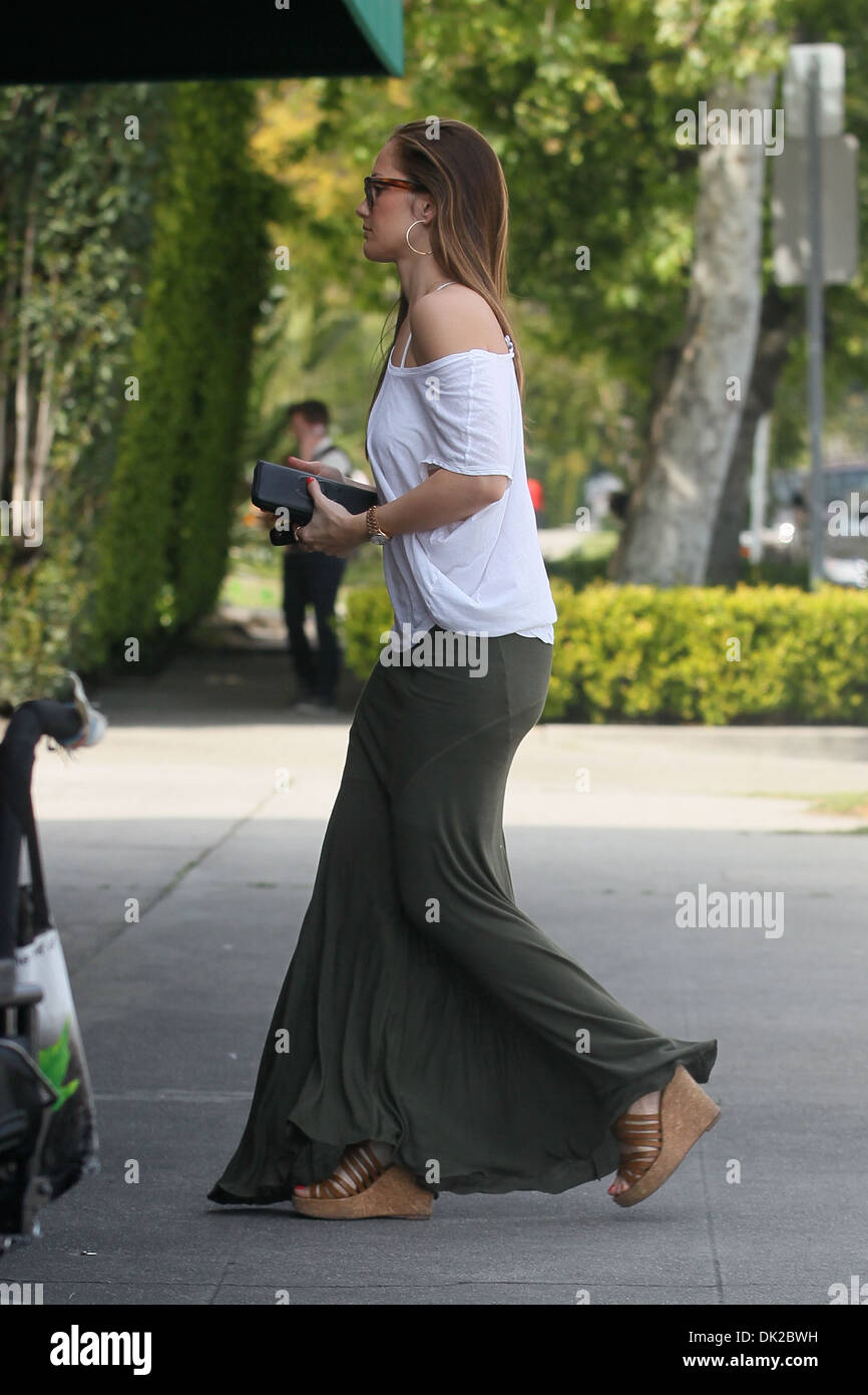Minka Kelly out picking up a coffee in Hollywood Los Angeles ...