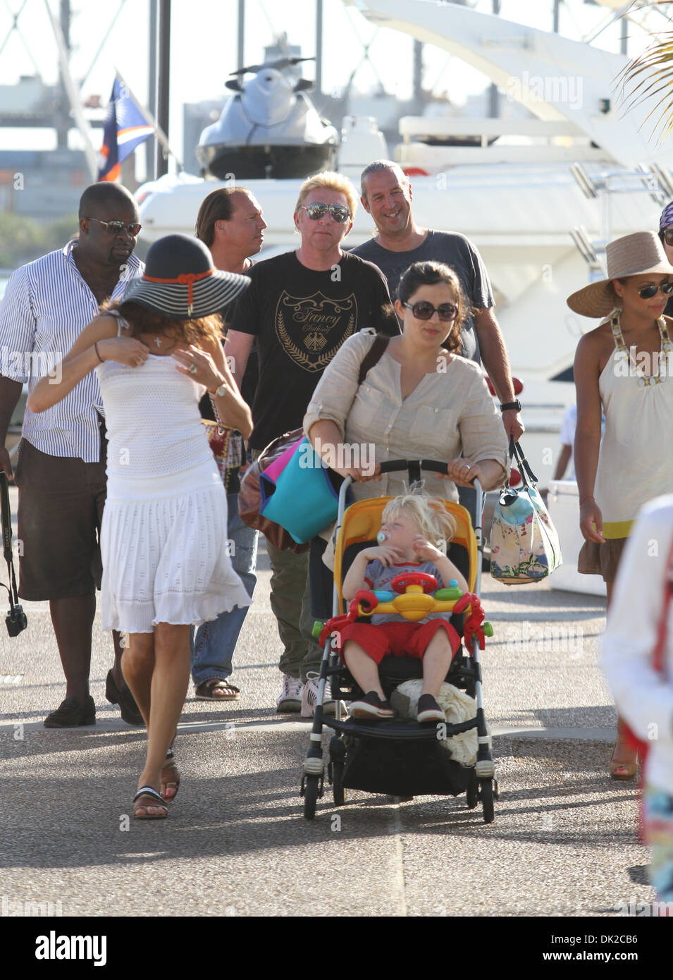 German Tennis Legend Boris Becker seen with wife Sharley 'Lilly ...