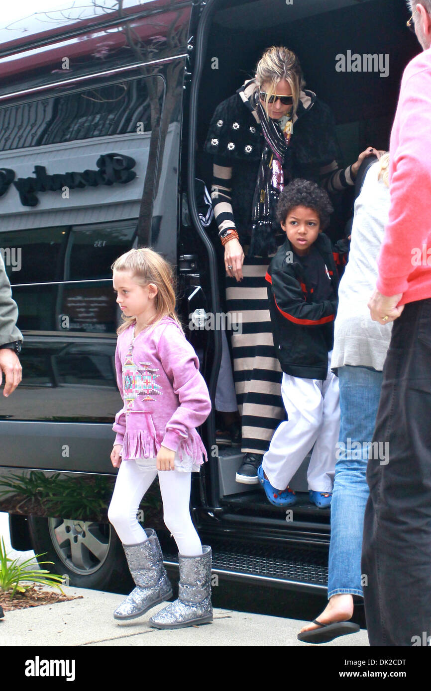 Leni Samuel and Johan Samuel are seen heading to karate class in ...
