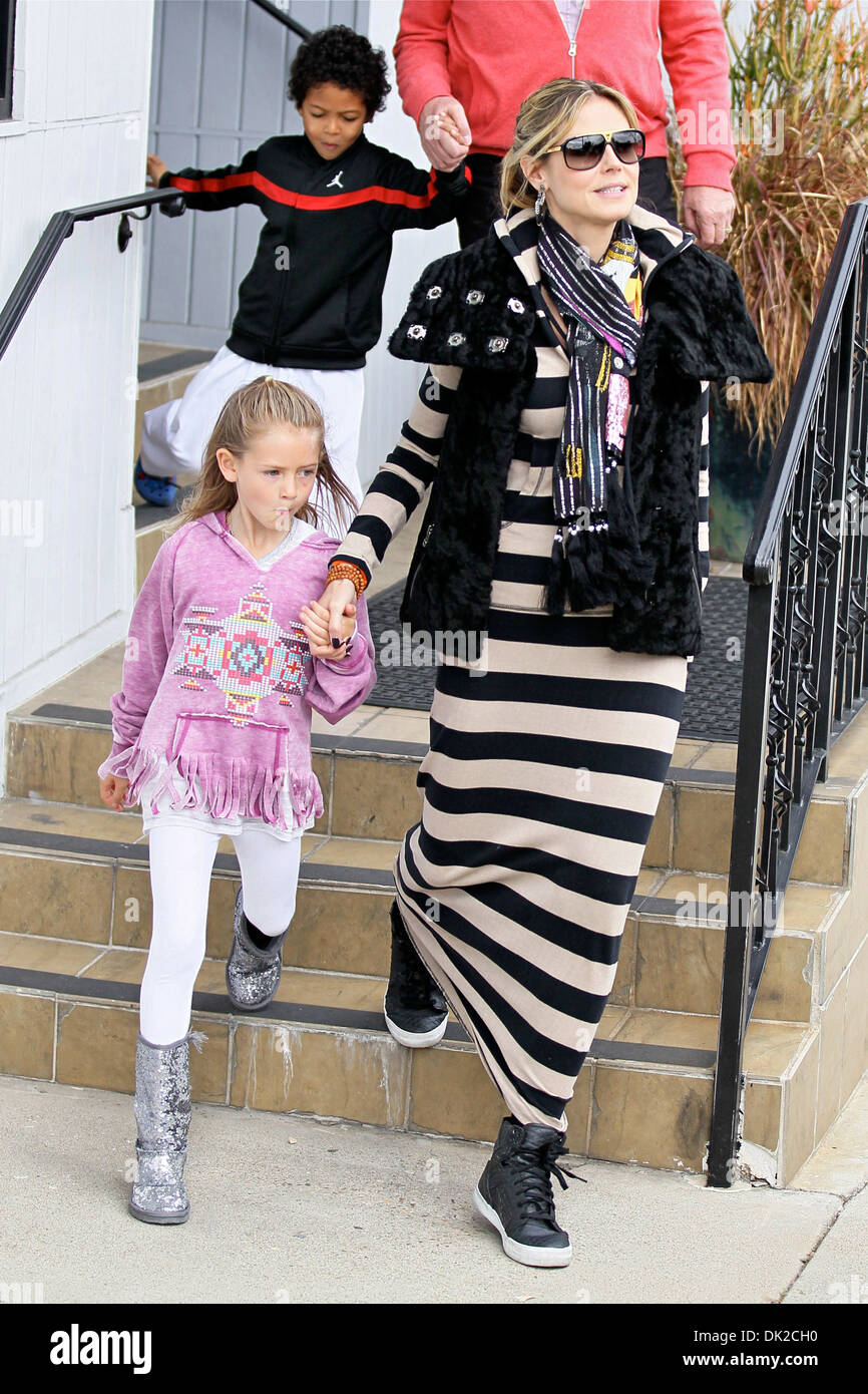 Heidi klum leni samuel seen hi-res stock photography and images - Alamy