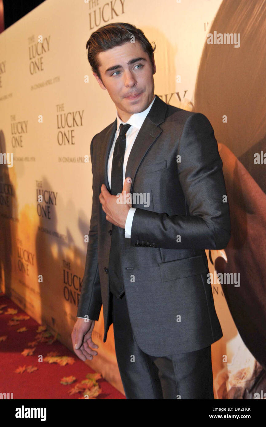 Zac Efron Melbourne Premiere of 'The Lucky One' held at Village Crown ...
