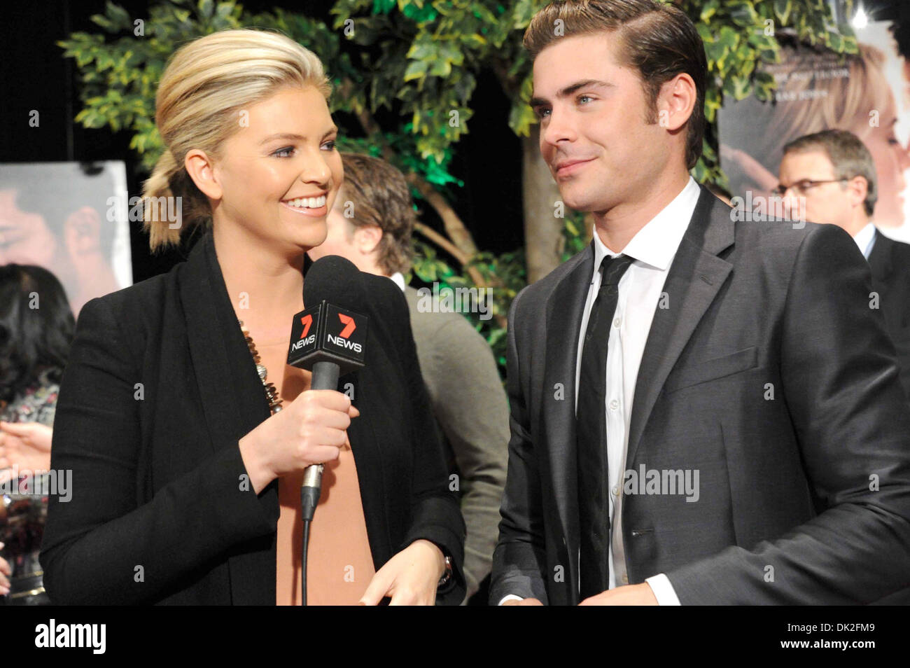 Zac Efron Melbourne Premiere of 'The Lucky One' held at Village Crown ...