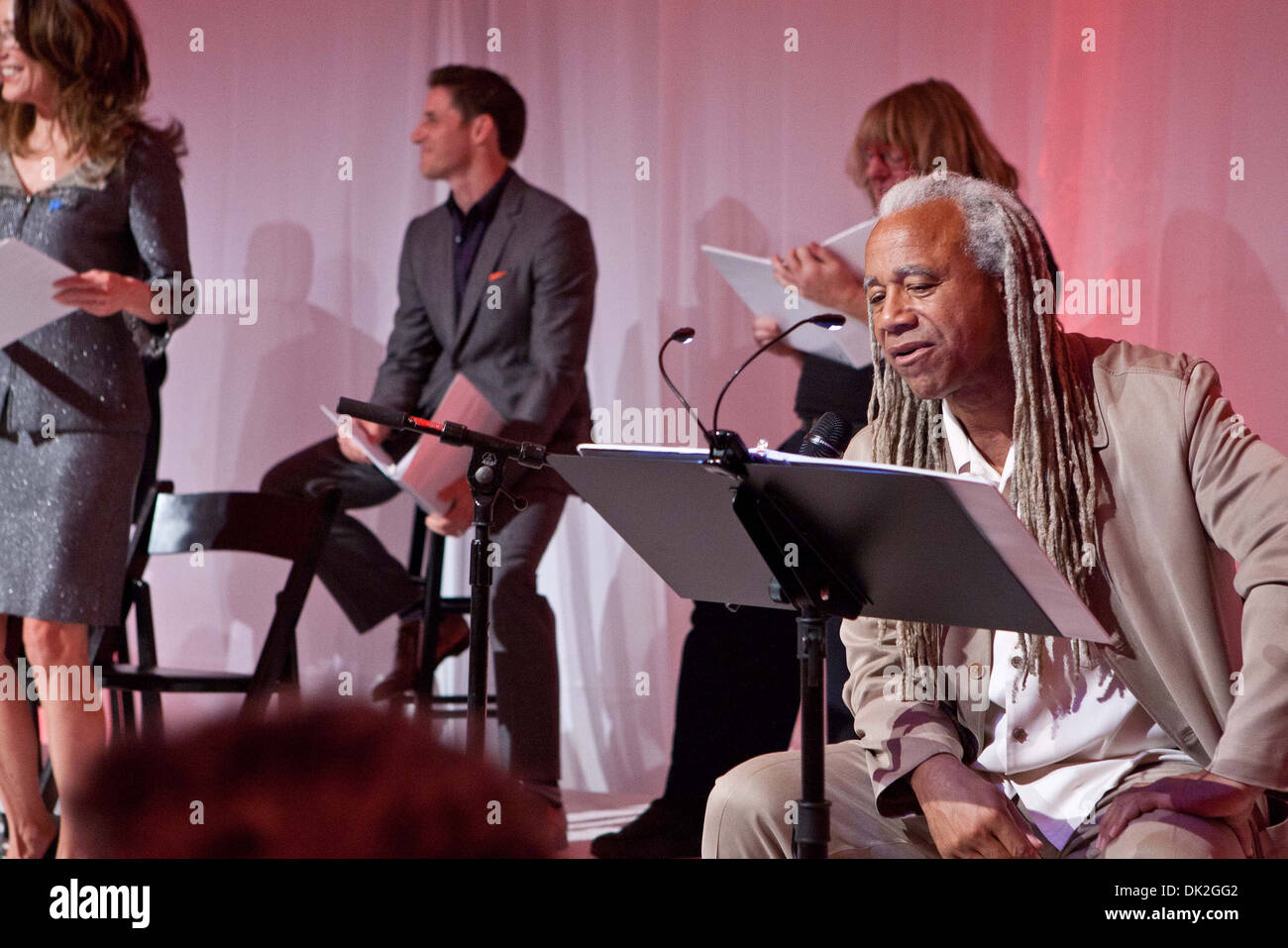 Dave Fennoy Celebrities appear and perform at a benefit for Autism ...