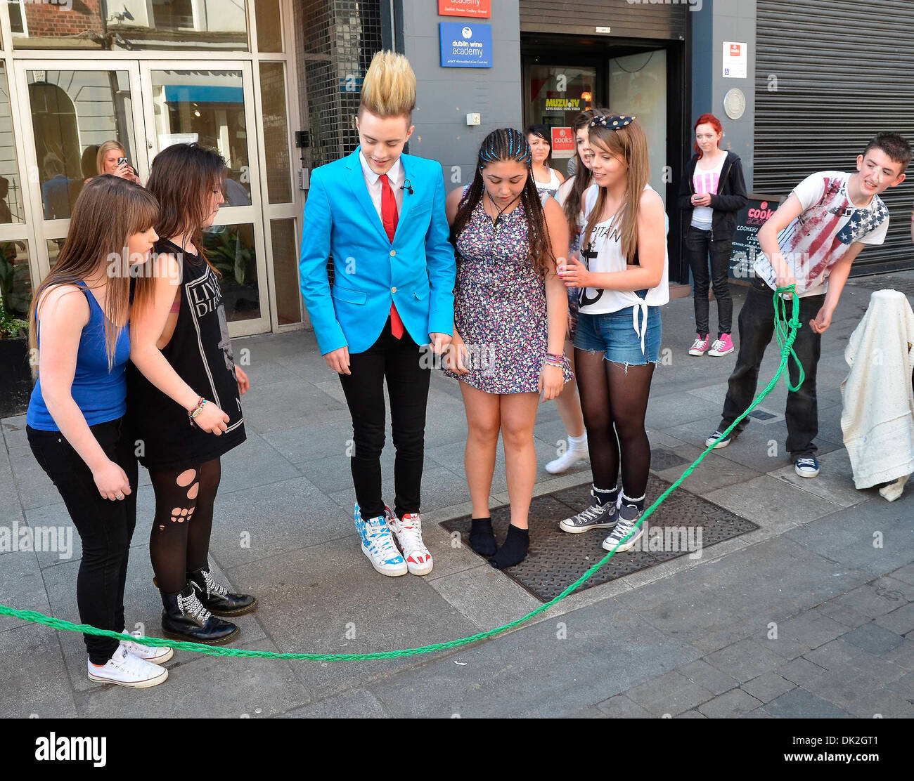 Jedward twins john edward grimes hi-res stock photography and images ...