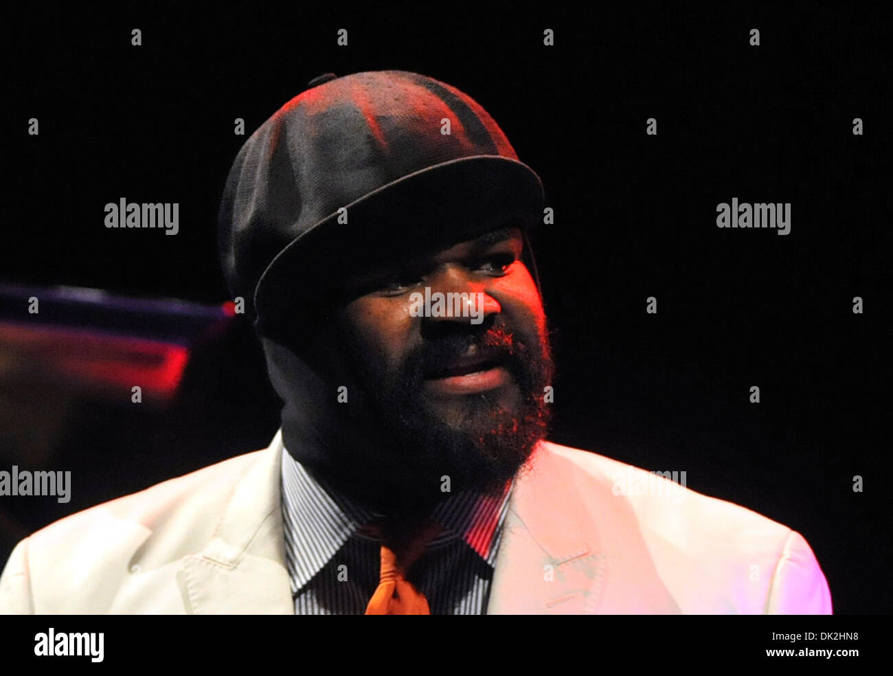 American jazz vocalist Gregory Porter performs within the project Solo ...