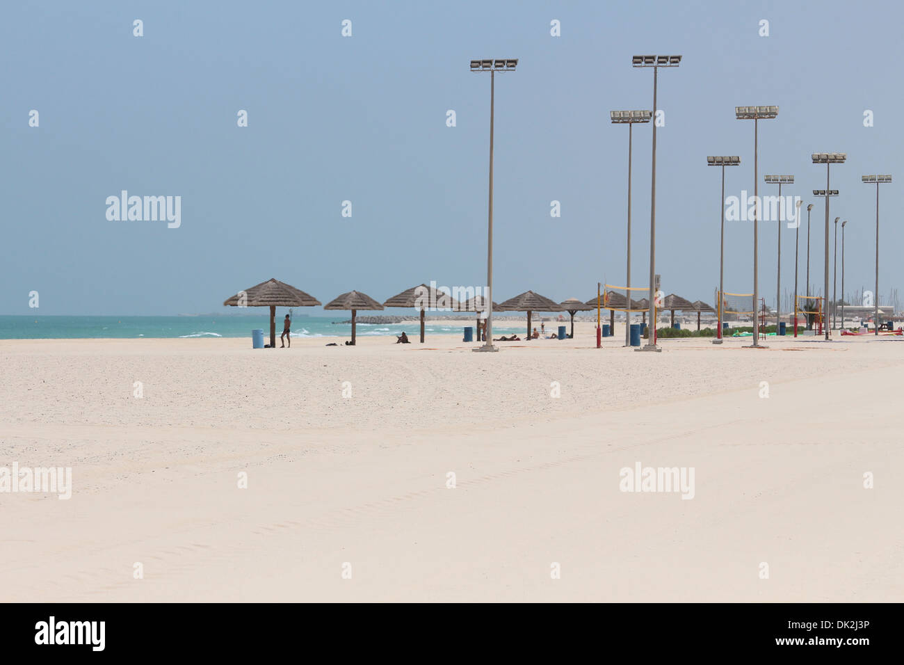 Umbrella on jumeirah beach dubai hi-res stock photography and images ...