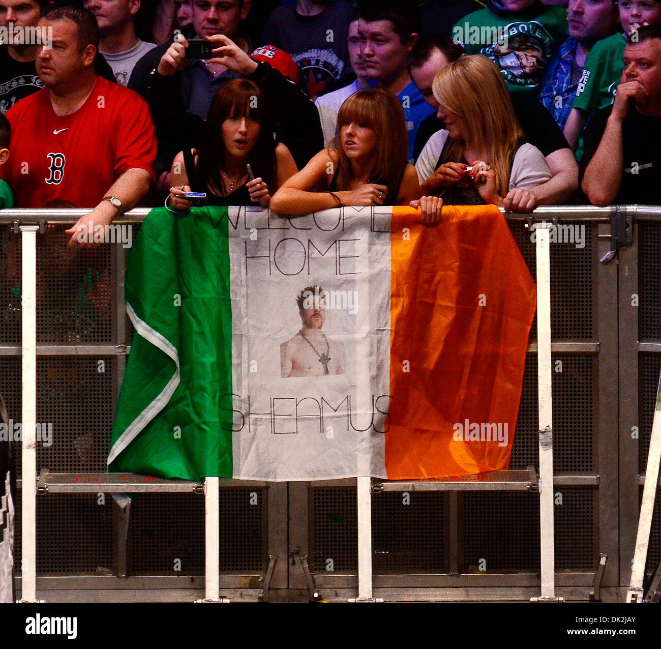 Atmosphere wwe smack down at the o2 arena dublin hi-res stock ...