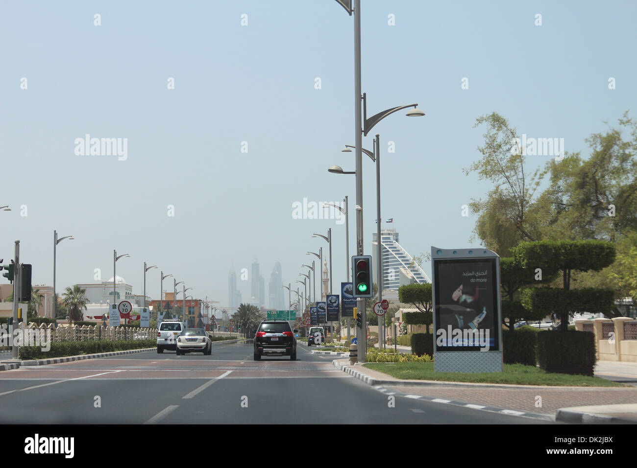 Dubai roads and traffic Stock Photo - Alamy