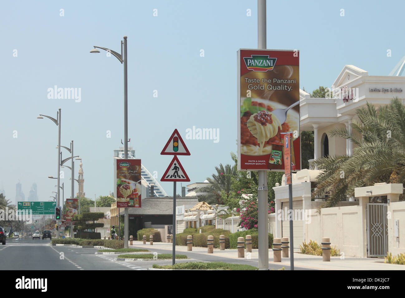 Dubai roads and traffic Stock Photo - Alamy