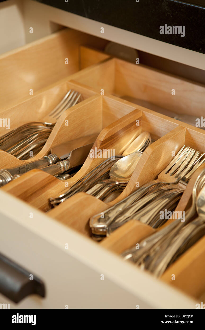 Silverware drawer hi-res stock photography and images - Alamy