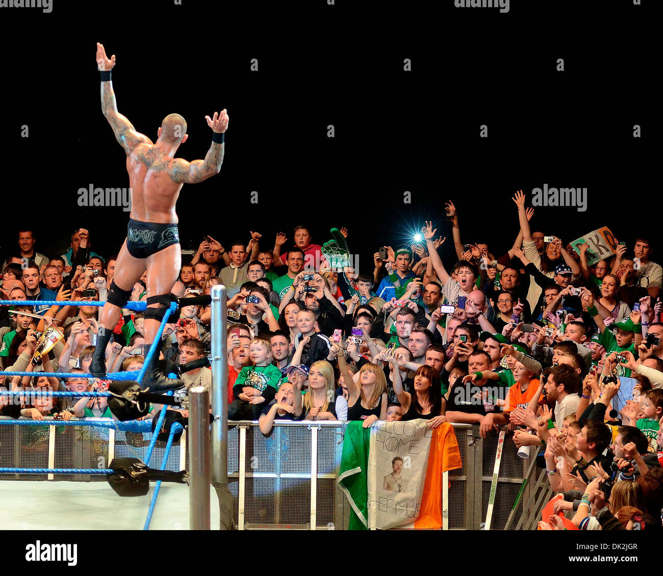 Randy Orton WWE Smack Down at the O2 Arena Dublin, Ireland - 12.04.12 ...