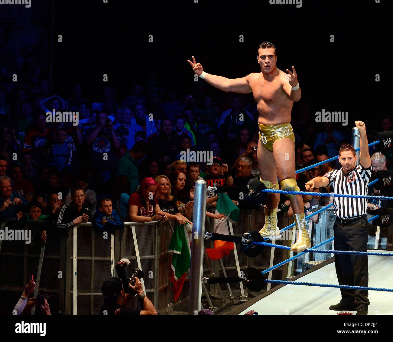 Alberto Del Rio WWE Smack Down at the O2 Arena Dublin, Ireland - 12.04. ...