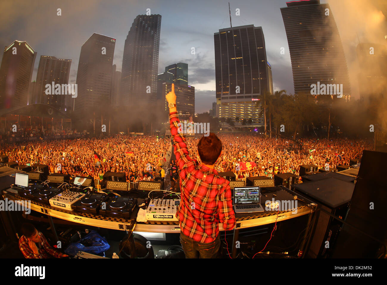 Zedd perfroming at Ultra Music Festival 2013 Stock Photo - Alamy