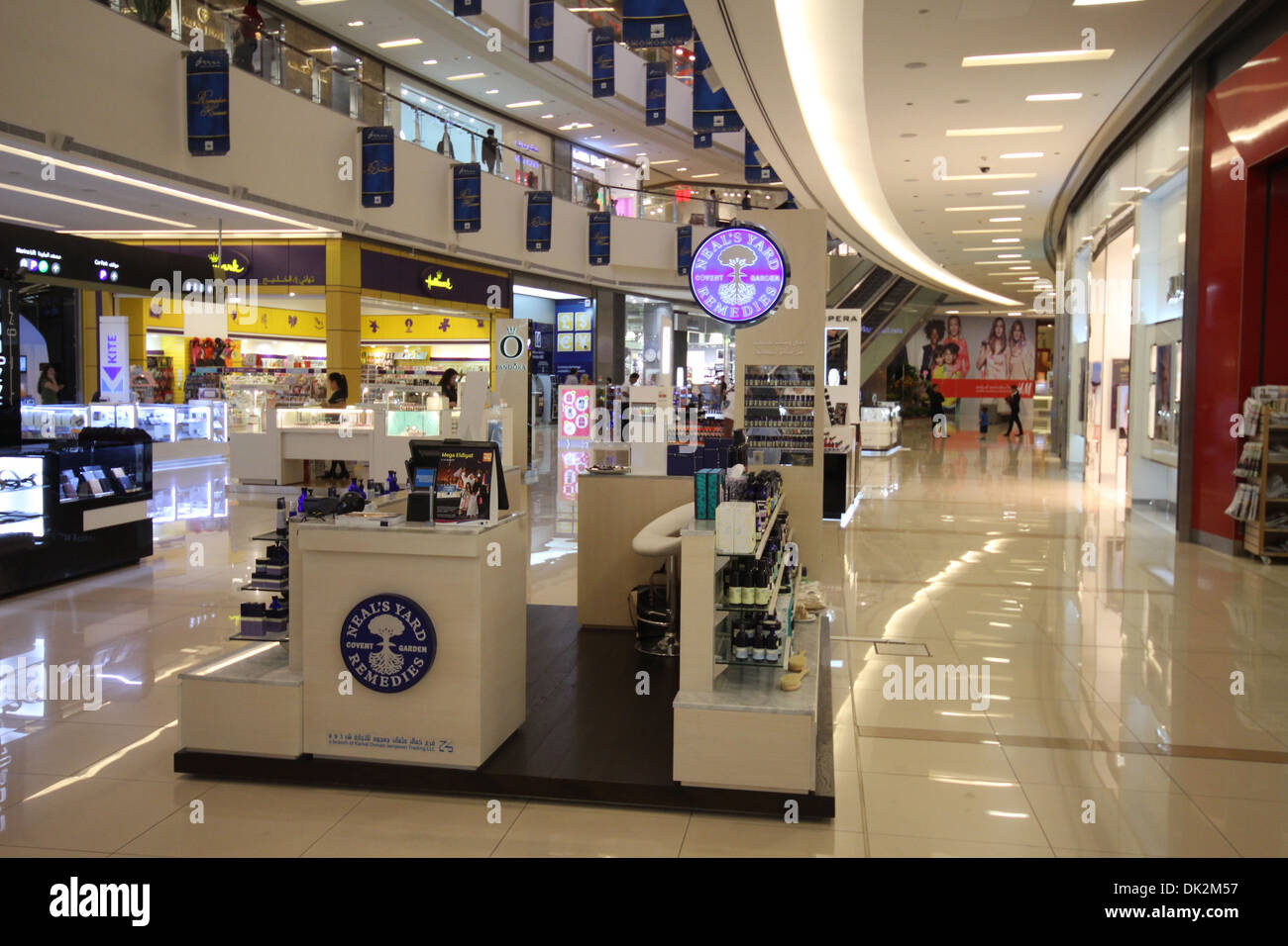 Neal's Yard counter at The Marina Mall Dubai Stock Photo - Alamy