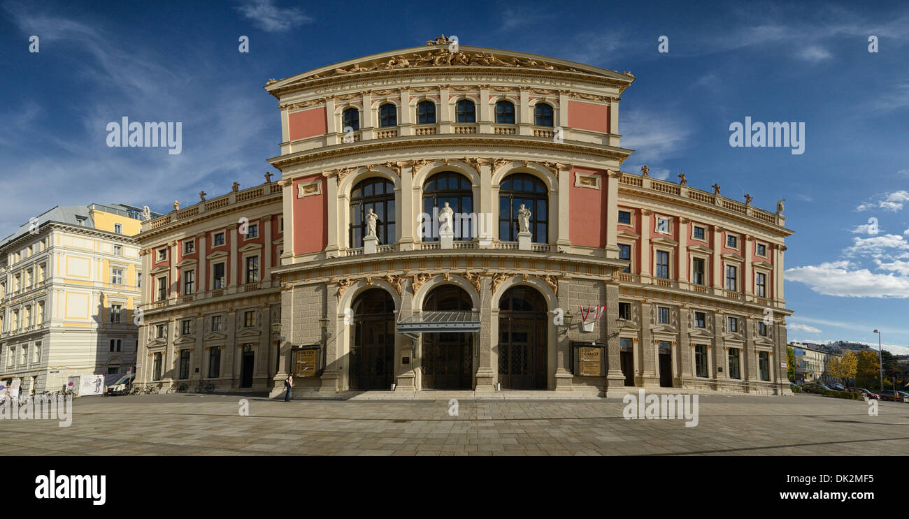 The Wiener Musikverein [Viennese Music Association], concert hall in ...