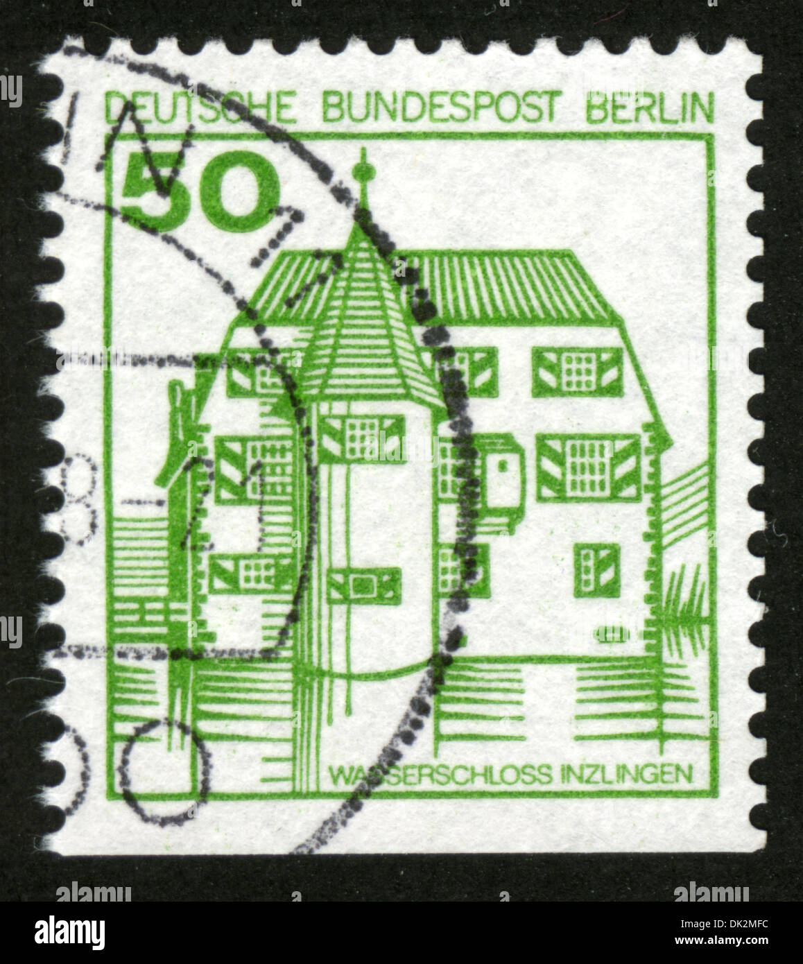 Germany,post mark, stamp, post stamp, architecture, Berlin Stock Photo ...