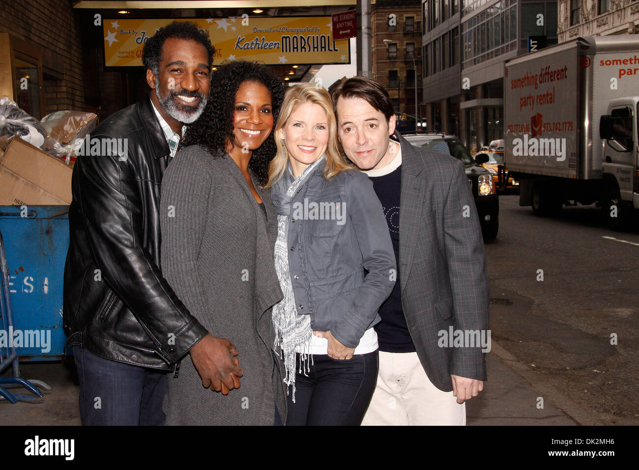 Norm Lewis Audra McDonald Kelli O'Hara and Matthew Broderick cast of ...