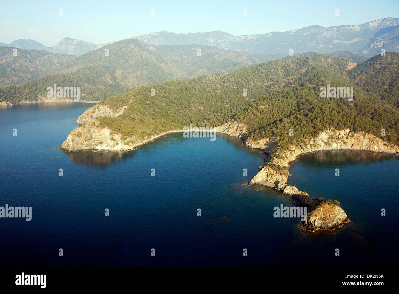 Aerial view of Tekirova coast Antalya Turkey Stock Photo - Alamy