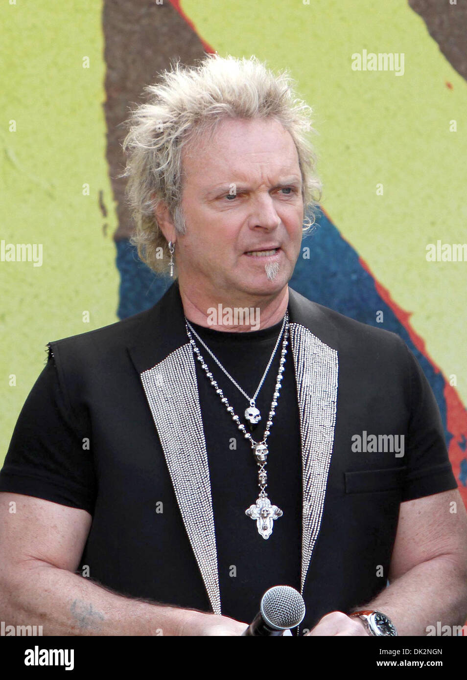 Joey Kramer Aerosmith announce their new 'Global Warming' Tour at Grove ...