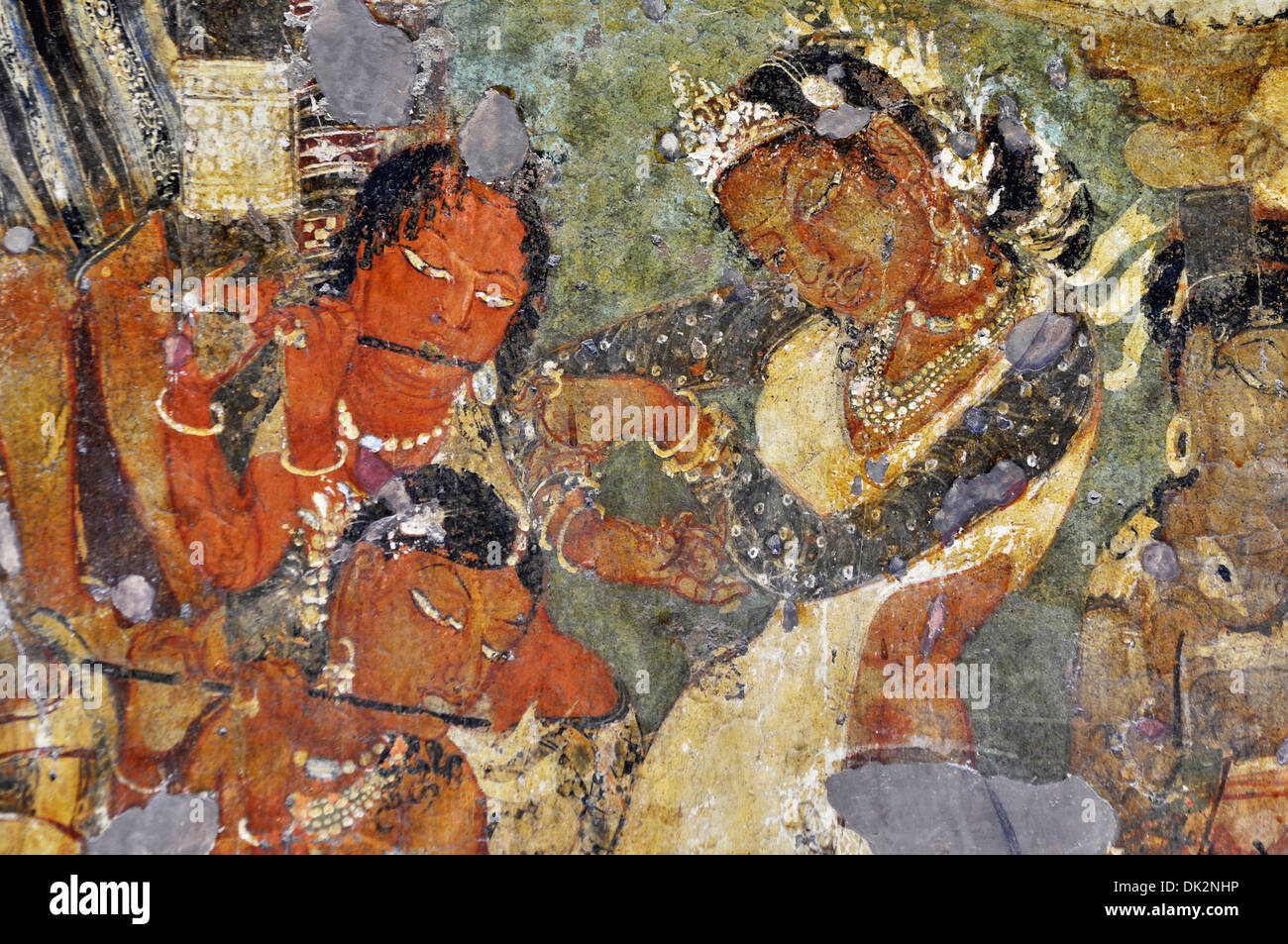 Painting ajanta caves india hi-res stock photography and images - Alamy