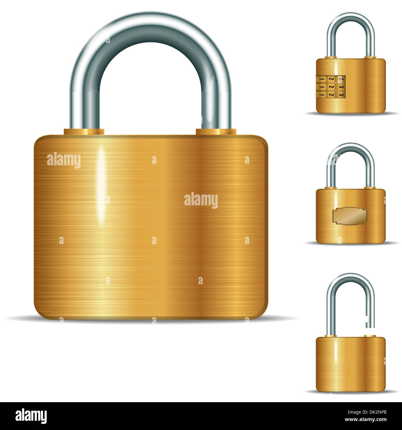 Padlocks detail Cut Out Stock Images & Pictures - Alamy