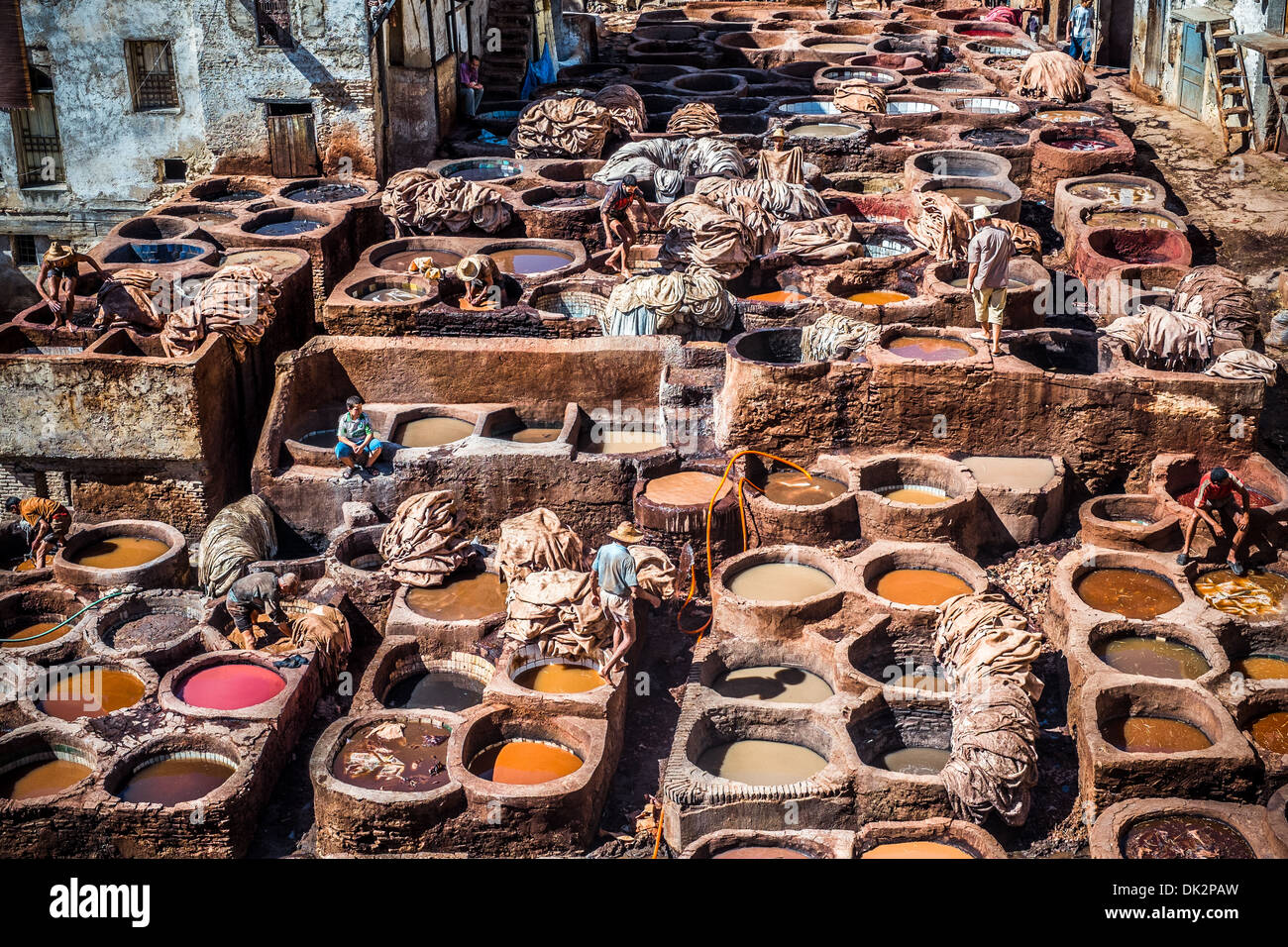Tannery leather hi-res stock photography and images - Alamy