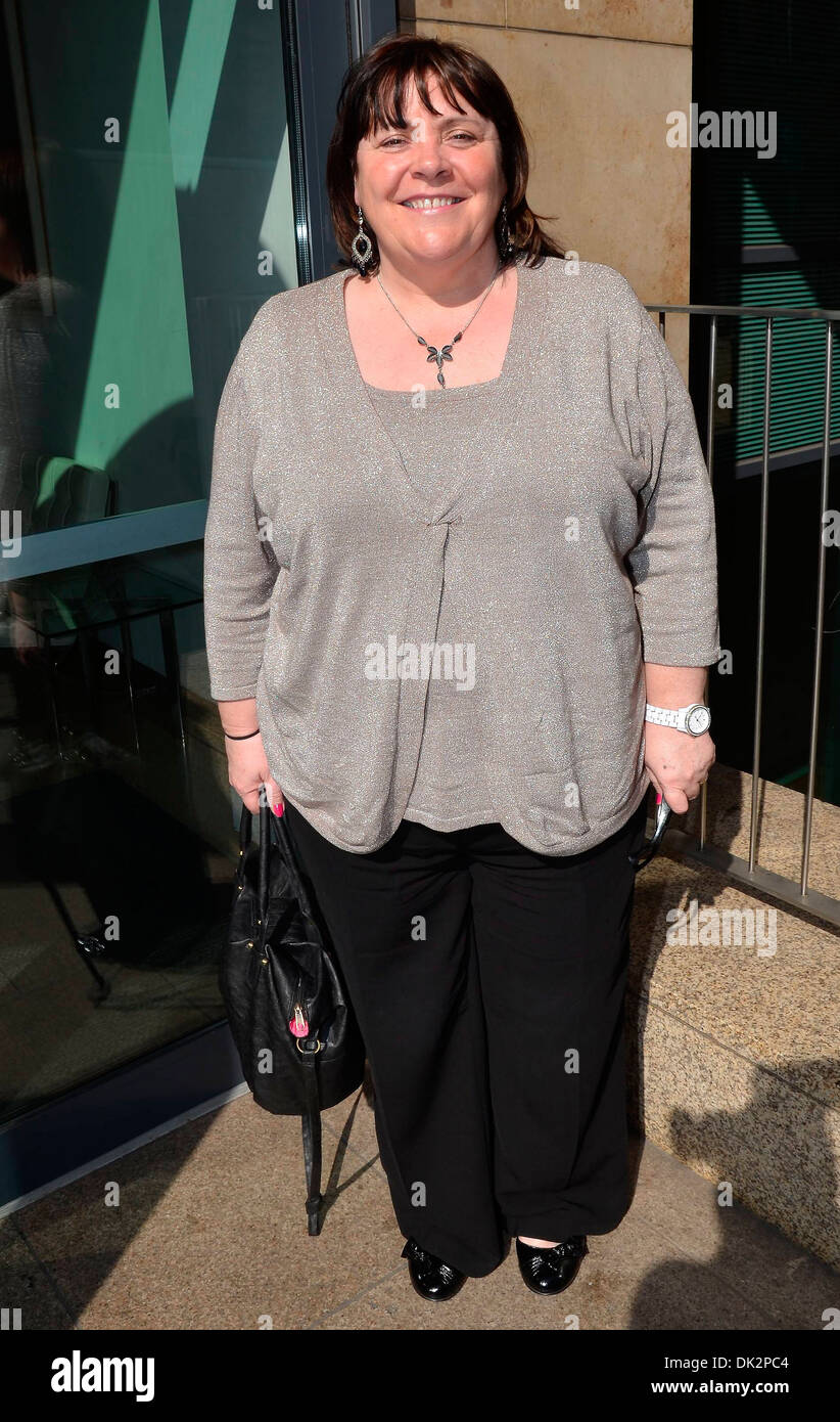 Former X Factor singer Mary Byrne outside Newstalk studios Dublin ...